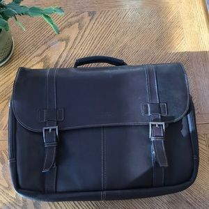 Kenneth Cole Reaction | Bags | Hp Nwot Kenneth Cole Leather Laptop Bag ...